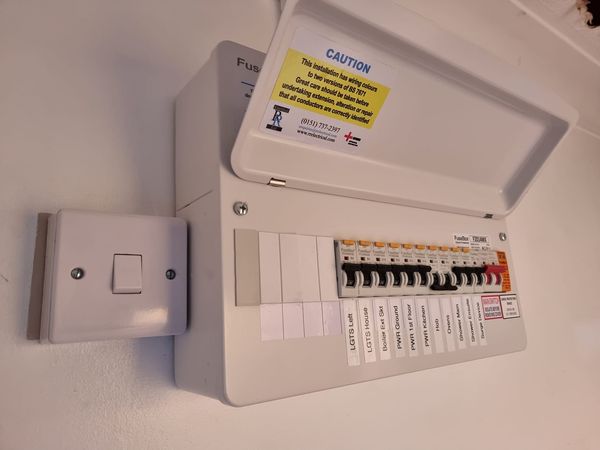 Consumer Unit Upgrade Huyton